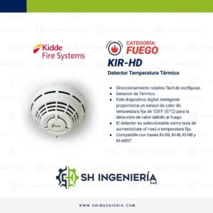 KIR-HD Detector de Temperatura: Rate of Rise – Direccionable Edwards ...