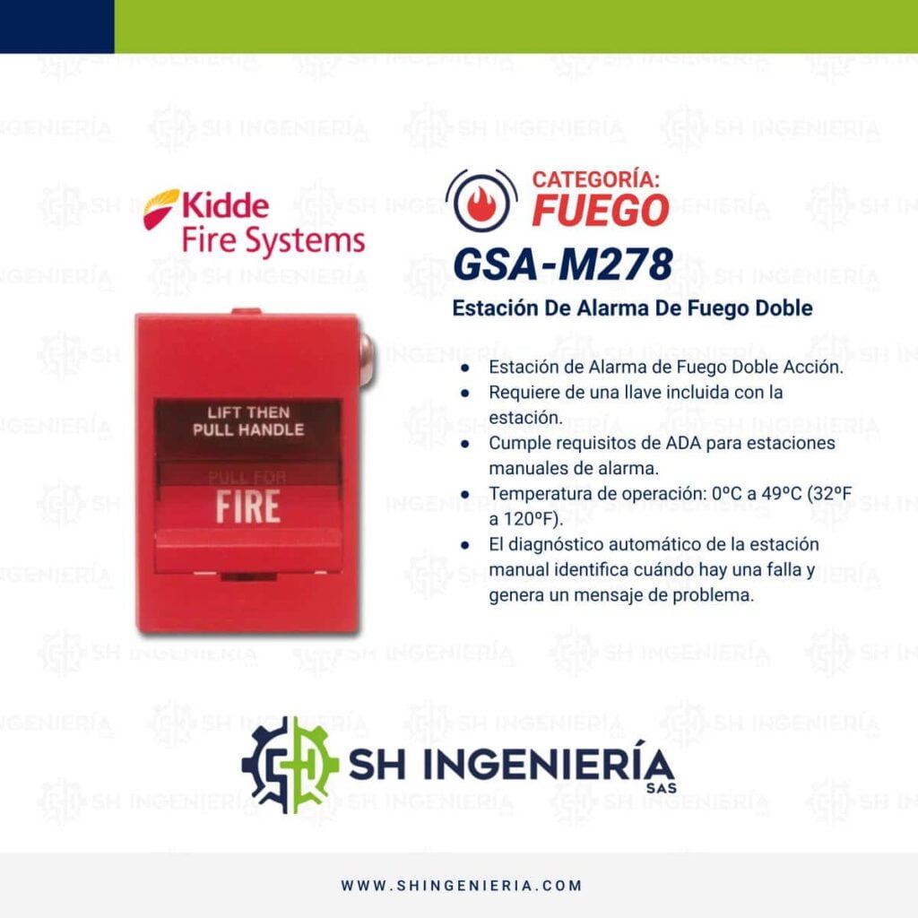 SH Ingeniería | GSA-M278 Estación Manual: Doble Acción - Dirrecionable ...